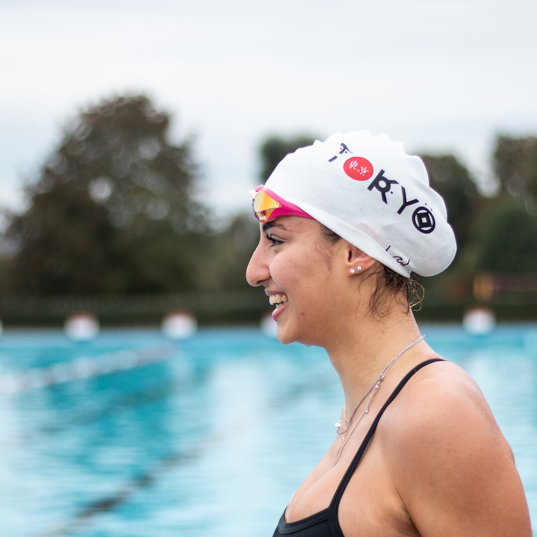 Swimcap Tokio | Swimmer's Heartbeat